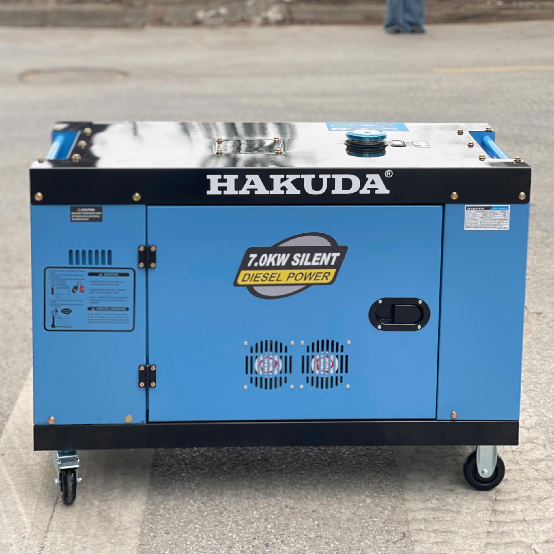Máy Phát Điện Chạy Dầu 7KW HAKUDA HKD7500P1PROA Siêu Cách Âm